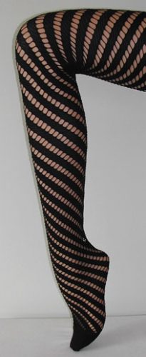 Patterned Opaque Tights Spiral - Prints Hosiery